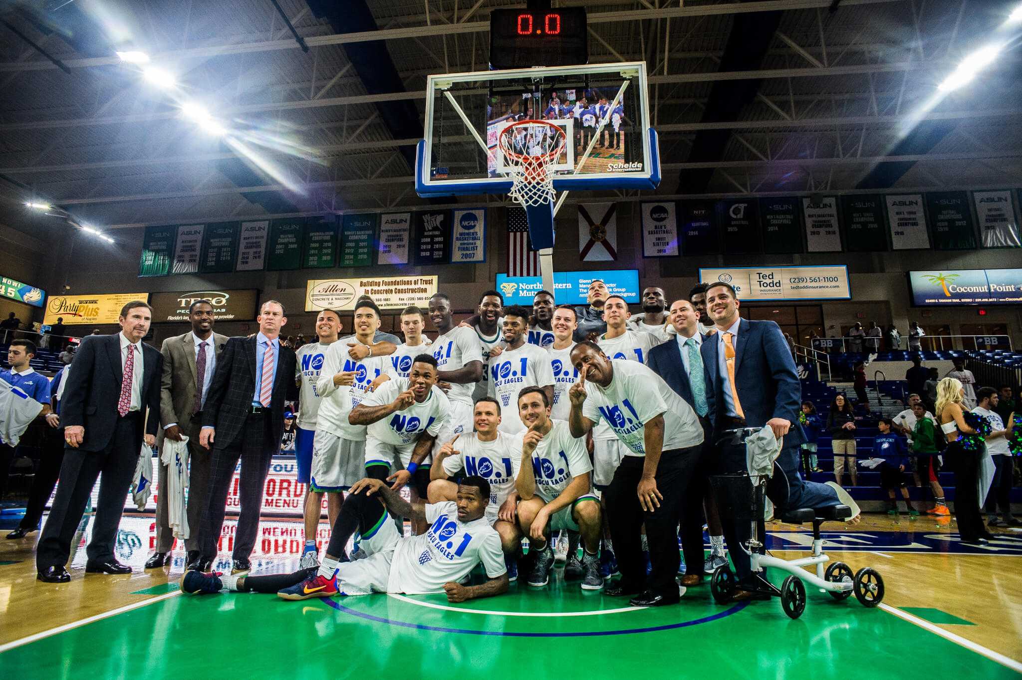 FGCU men’s basketball wins first outright ASUN regular season title ...